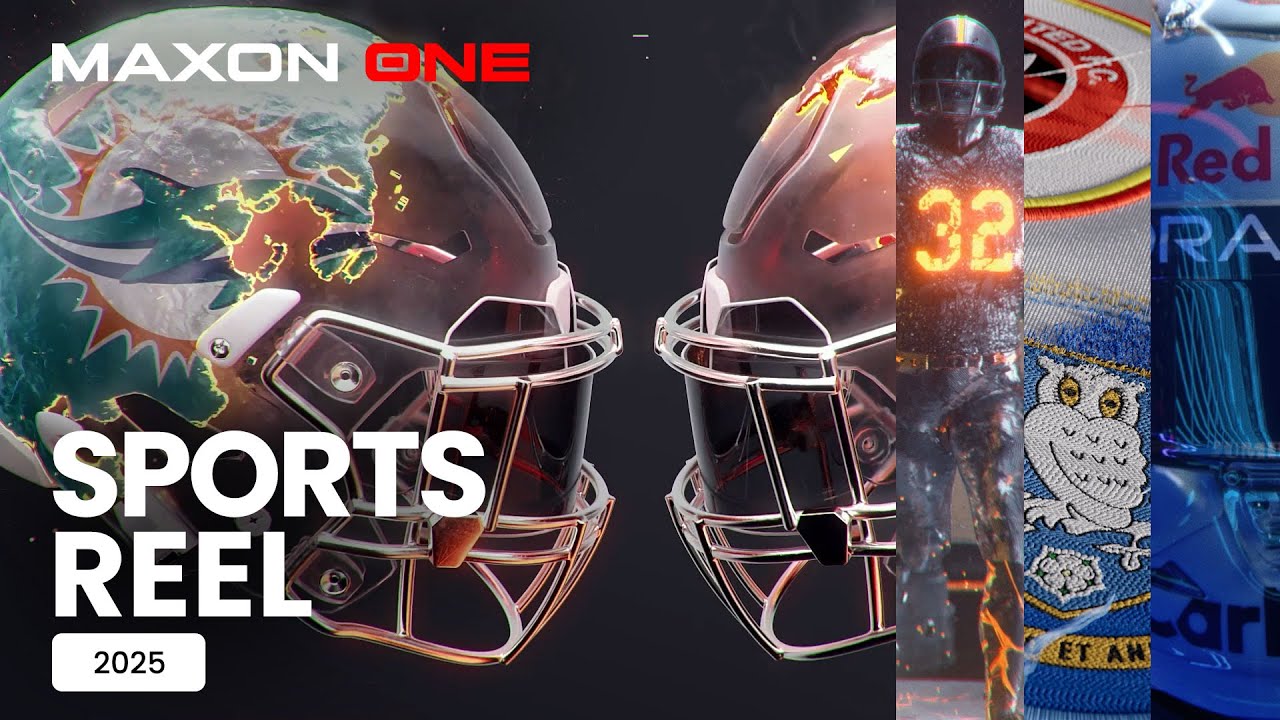 Maxon Sports Reel 2025 | ボーンデジタルストア CGiN