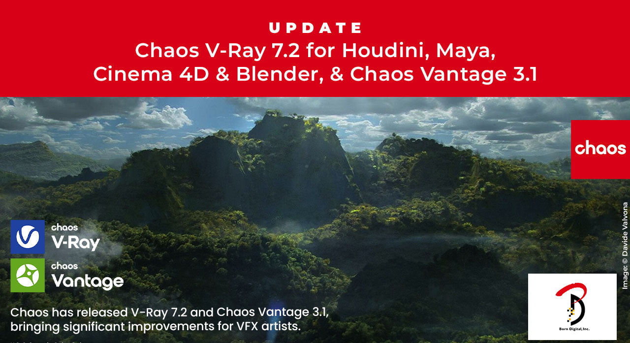 Chaos V-Ray 7.2 & Vantage 3.1 Updates | ボーンデジタルストア CGiN
