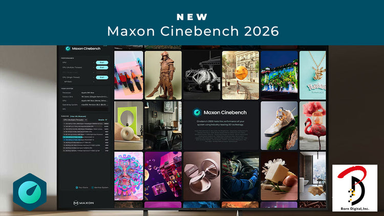 Maxon Launches Cinebench 2026 | ボーンデジタルストア CGiN
