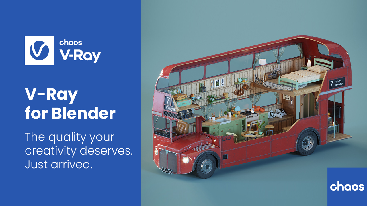 Blender 用の Chaos V-Ray 登場 | ボーンデジタルストア CGiN